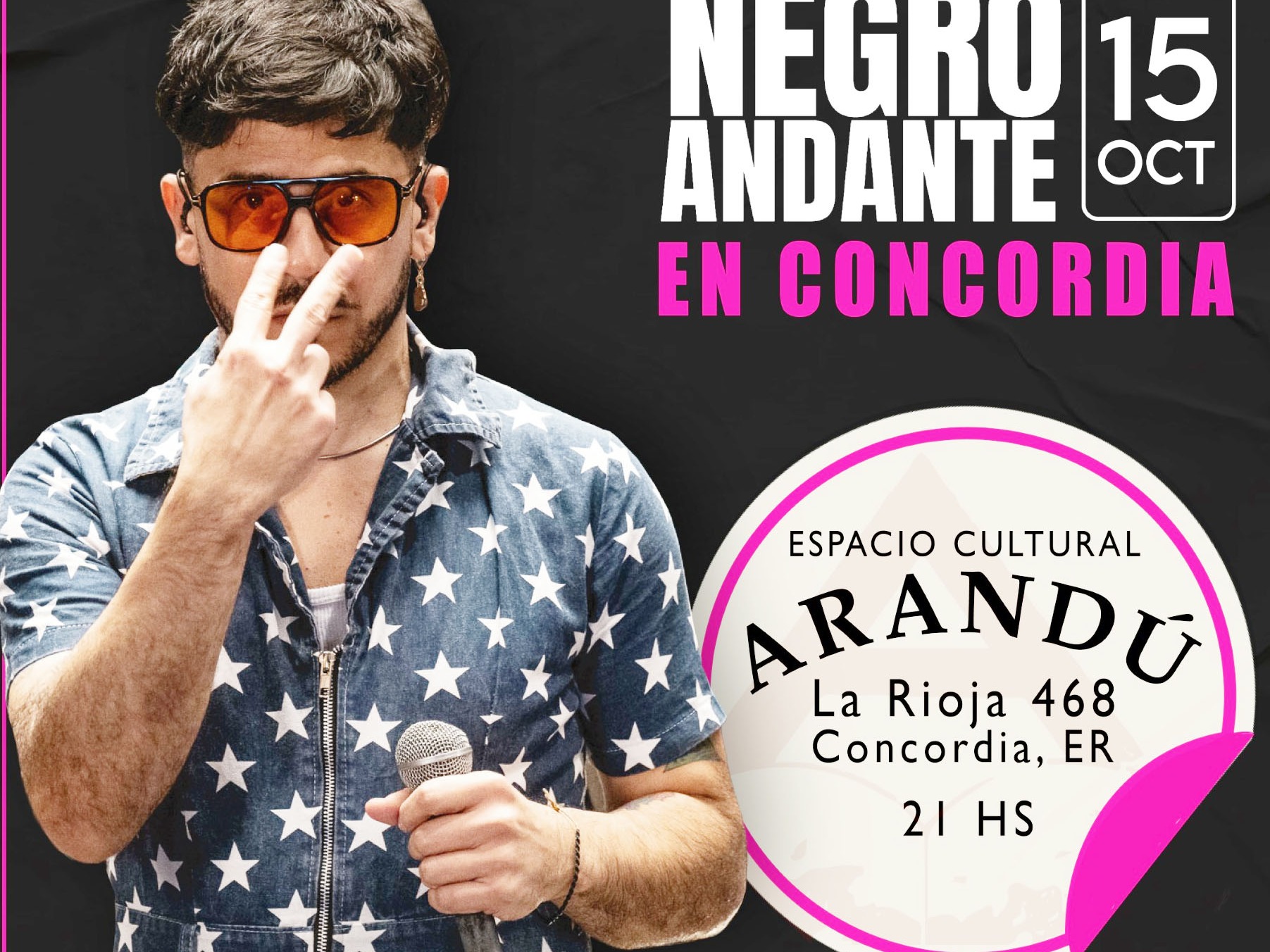 El Negro Andante trae la Fábrica de Jingles a Concordia – El Heraldo